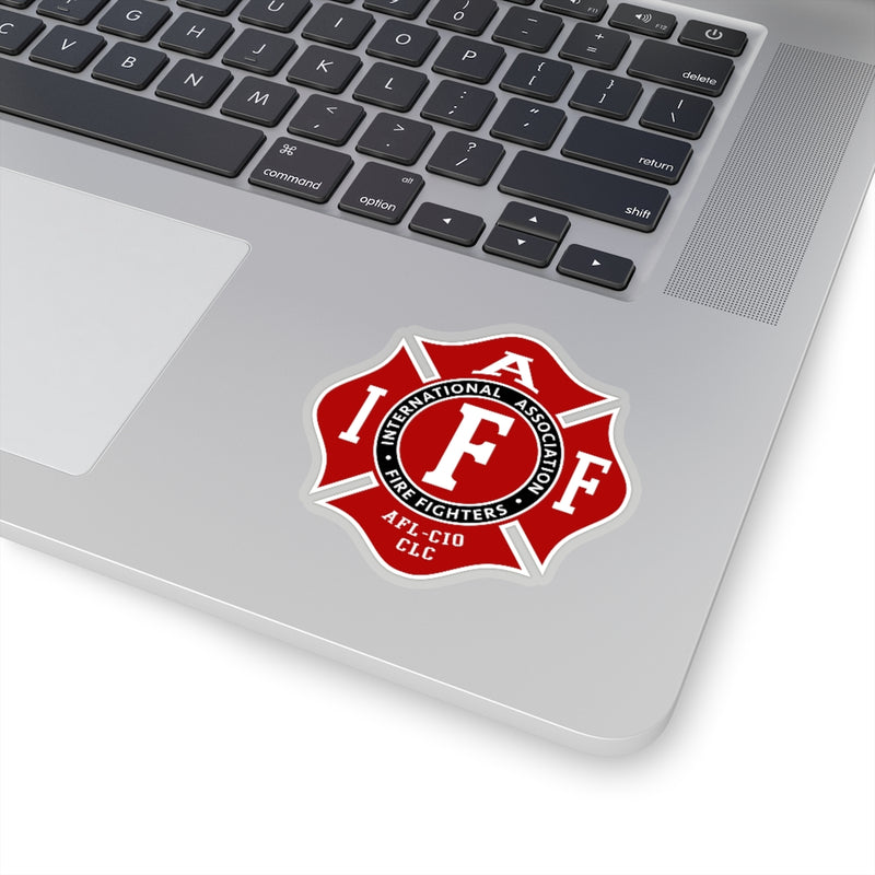 IAFF Shape Cut Stickers – firestationstore.com