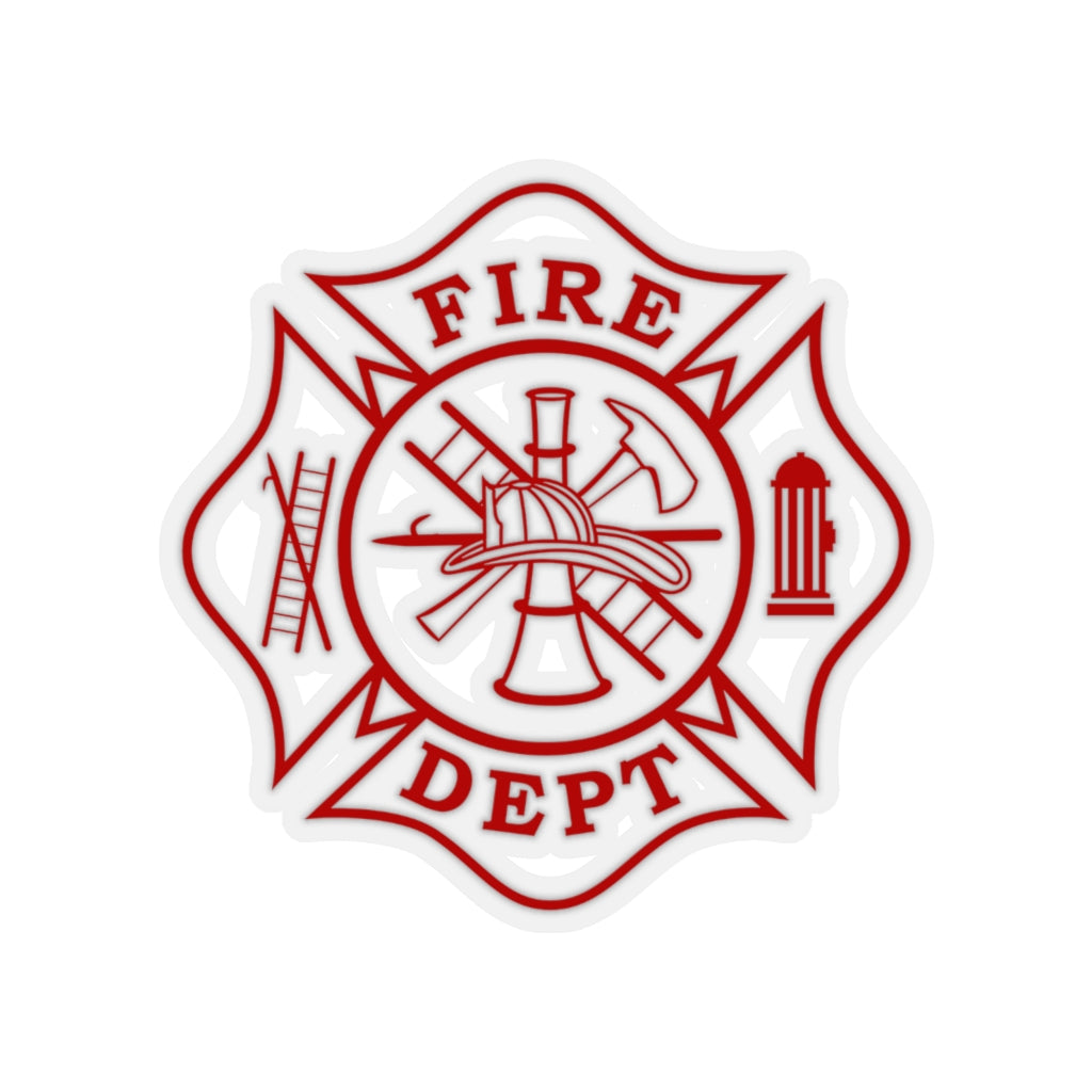 Firefighter Maltese Cross Stickers – firestationstore.com